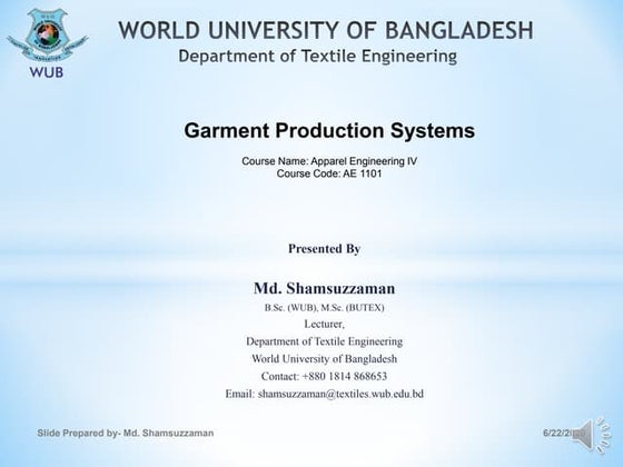 Fusing procedure in Garments Industry | PPTX