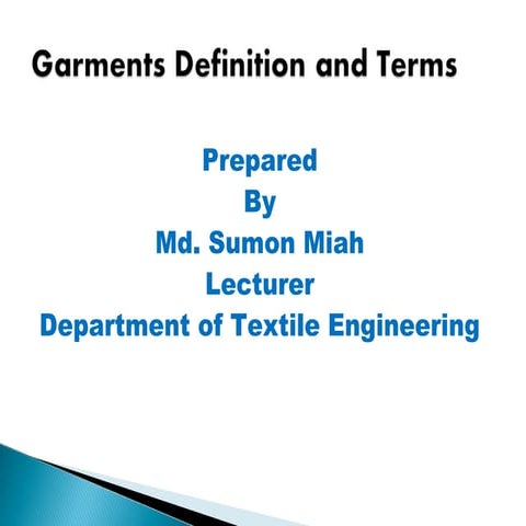 Garments terms | PPT