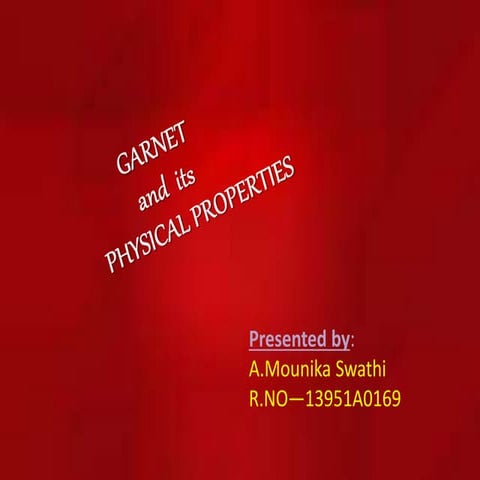 Garnet | PPT
