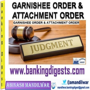 GARNISHEE-ORDER-ATTACHMENT-ORDER.pptx law | PPT