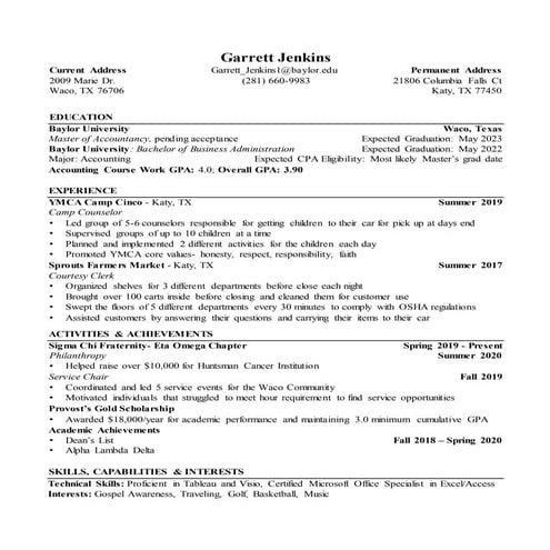 Ricardo Bonilla resume | DOCX