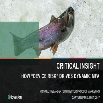 Multi-factor Authentication for dummies part 2: Adaptive Risk-Based MFA ...