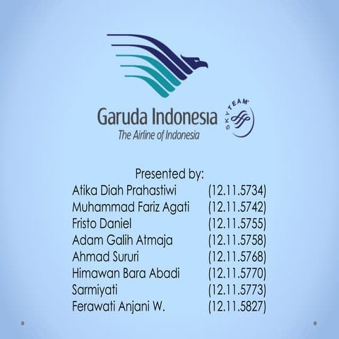 PT Garuda indonesia - Managemen Berbasis Pengetahuan | PPTX