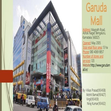 Garuda mall-BANGALORE | PPTX