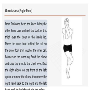 Garudasana(Eagle Pose) | PPTX