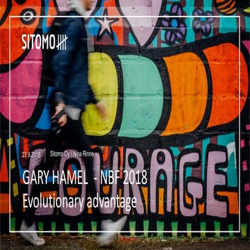 Gary Hamel - How to build an evolutionary advantage | PDF