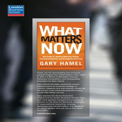 Gary hamel final | PDF | Business Administration | Business