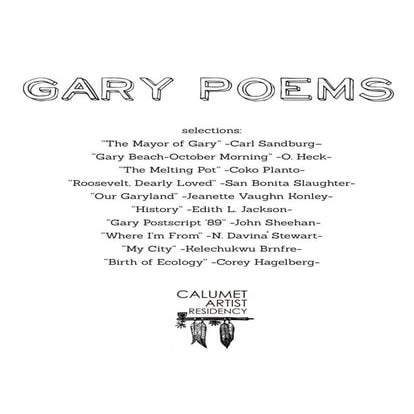 Gary poems | PDF