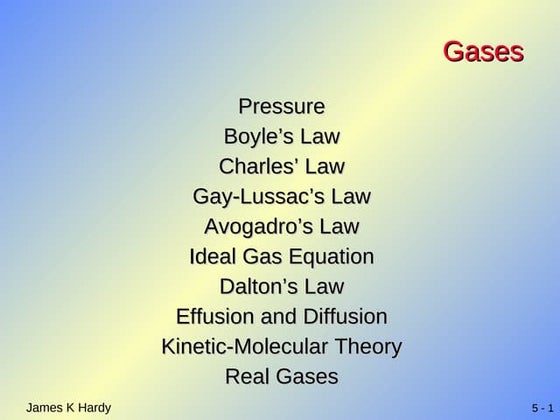 Gay Lussac’s Law | PPTX