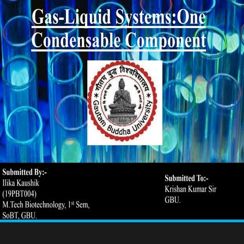 Gas liquid systems | PPTX