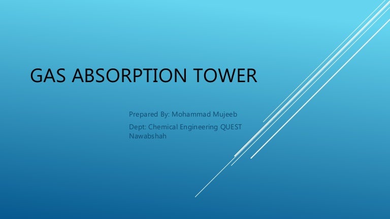 Gas absorption tower