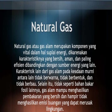Gas alam | PPTX