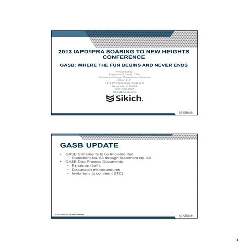 GASB: Where the Fun Begins and Never Ends! | PDF