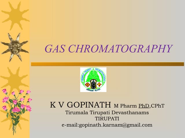 Column in gas chromatography | PPTX
