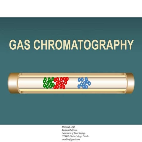 Gas chromatography | PPTX