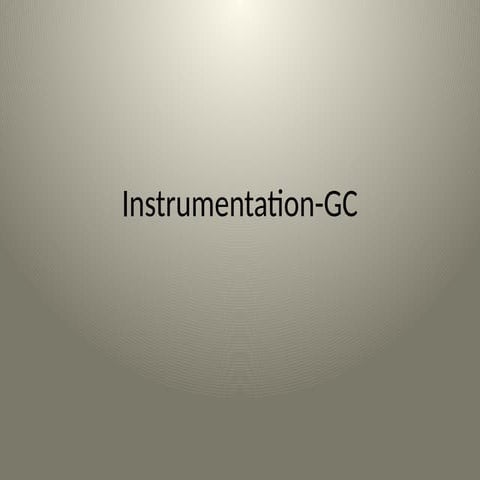 GAS CHROMATOGRAPHY FORENSIC INSTRUMENTATION pptx | PPTX