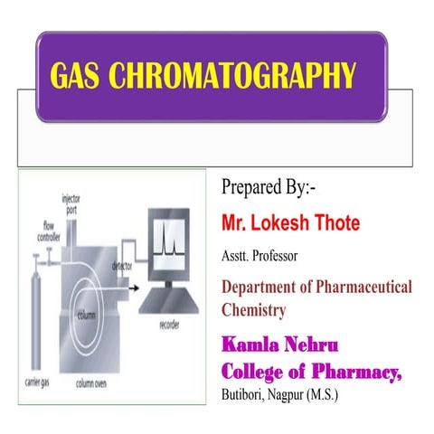 Gas chromatography and its instrumentation