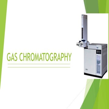 GAS CHROMATOGRAPHY analytical technique.pptx