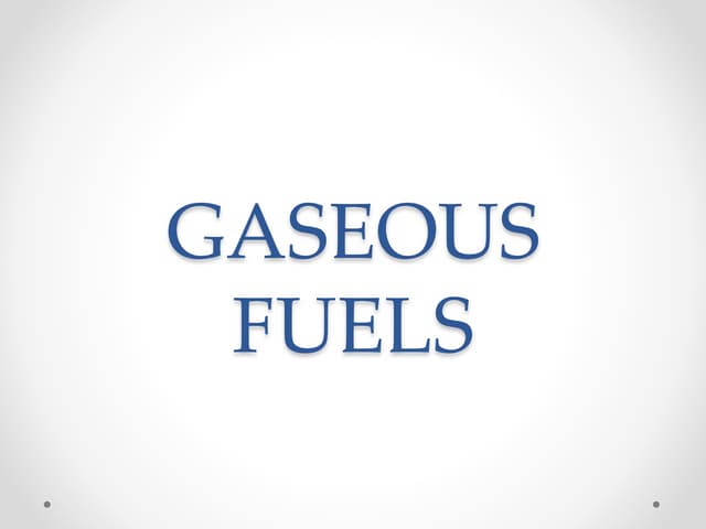 Unit 4 introduction to fuels and combustion | PPTX