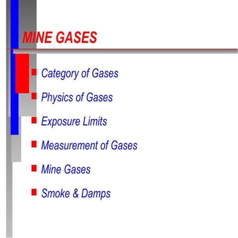 GASES1[1].ppt safety in gases safety in mines | PPT