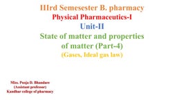 States of matter & gas laws | PPT