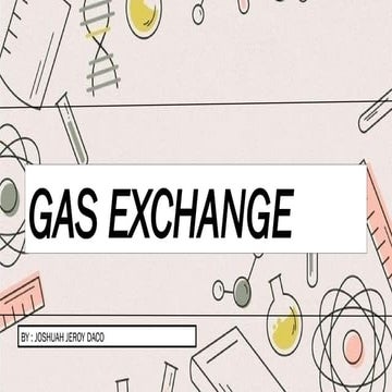 GAS EXCHANGE. earth and life subject. pptx | PPTX