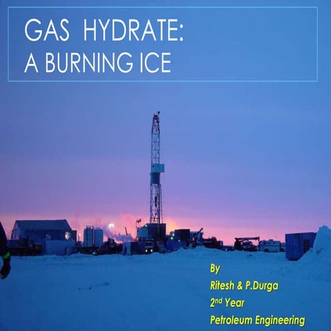 Gas hydrates | PPTX