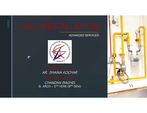 Gas installation | PPT