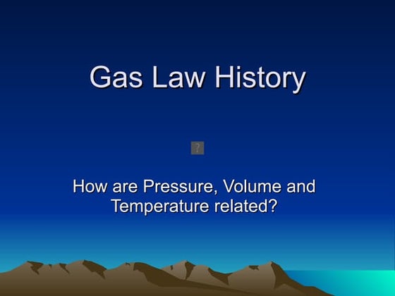 Gas Law Examples | PPT