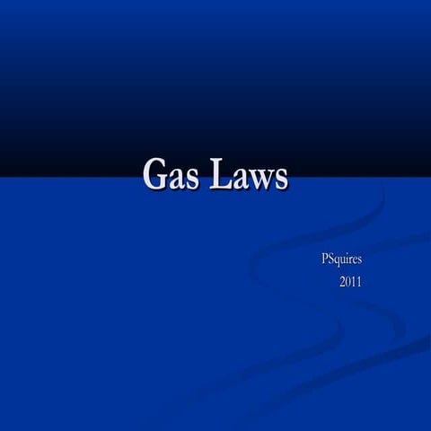 Gas laws | PPT