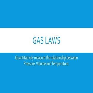 Gas laws | PPT