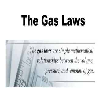 The Gas laws | PPT