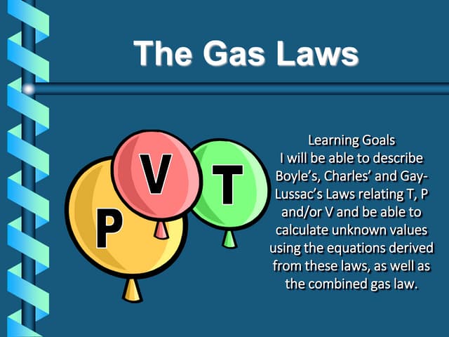 IDEAL GAS LAW_PRESENTATION FOR THERMODYNAMICS | PPTX