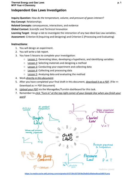 MYP Science Year 4-5 Criterion D Rubric | PDF