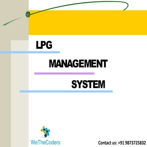 Gas management system | PPTX