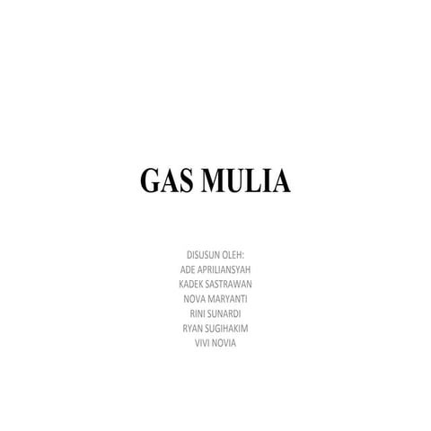 Gas Mulia | PPT