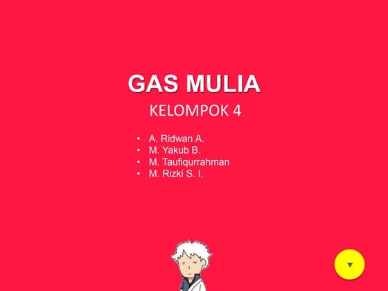 Kimia gas mulia | PPTX