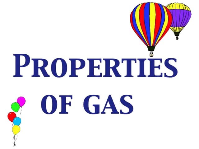 Properties of Gases | PDF
