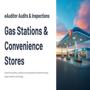Gas Stations - Convenience Stores eAuditor | PDF