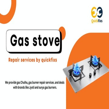 Gas stove repair services | PDF
