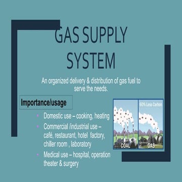 Gas supply system | PPTX