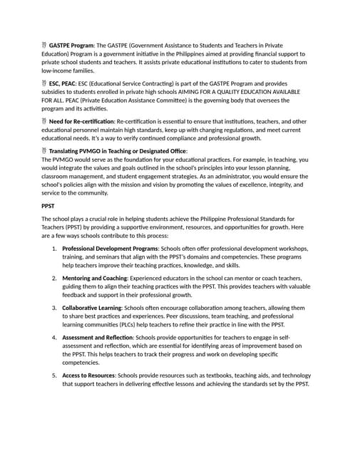 In service Teacher Education | PPT