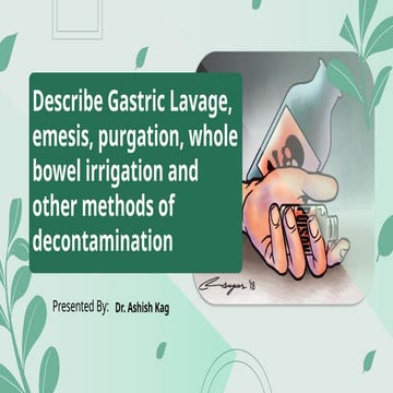 Gastric lavage | PPTX