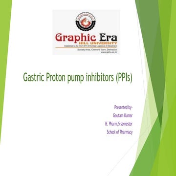 Proton pump inhibitor | PPTX