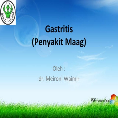 Gastritis/Penyakit maag | PPT
