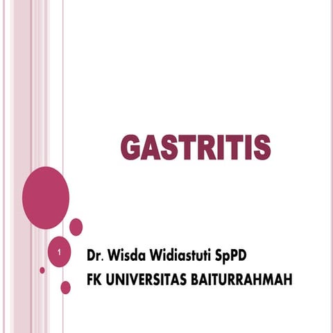 Gastritis | PPTX