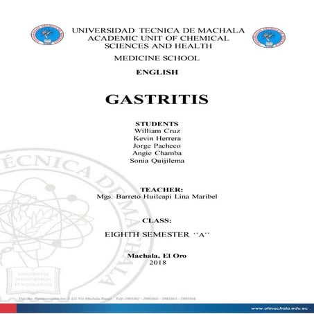 Gastritis | DOCX