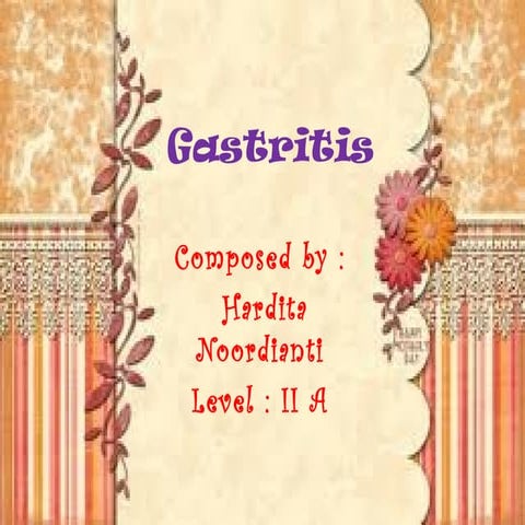Gastritis (original) | PPT