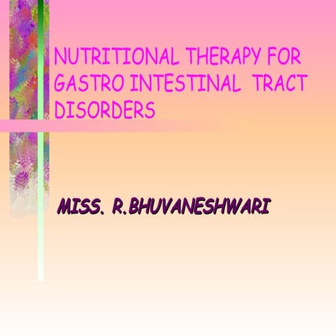 Gastro Intestinal Diseases | PPT