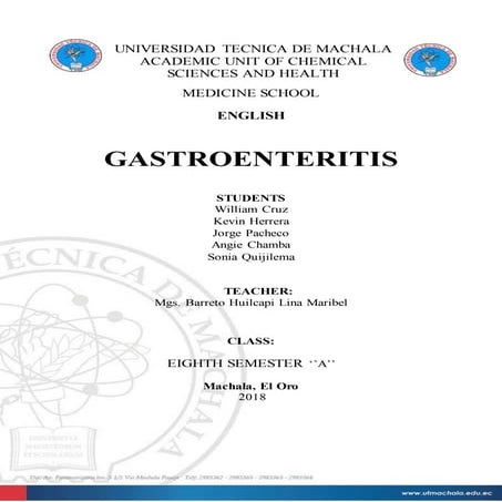 Gastroenteritis | DOCX